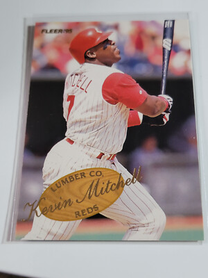 KEVIN MITCHELL 1995 Fleer Lumber Co. Insert #8 of 10. REDS | eBay