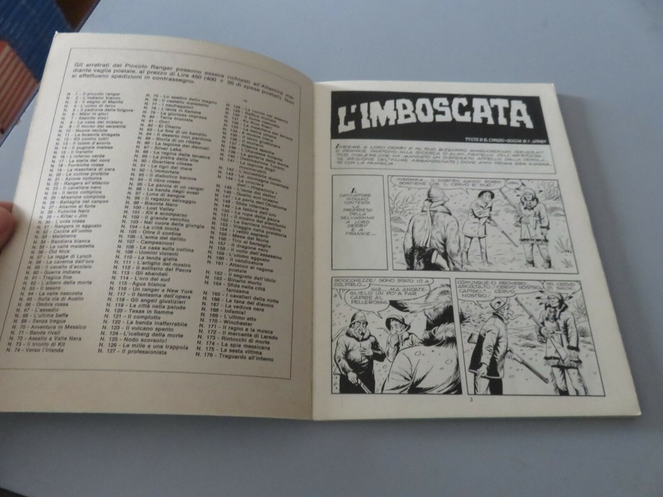 The Little Ranger No. 177 1978 Diemme Cowboy Comics Vintage | eBay UK