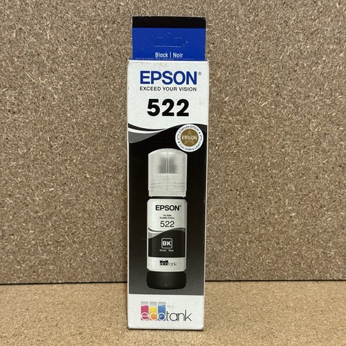 Genuine Epson 522 EcoTank Genuine Ink Ultra-high Capacity Black EXP 04/ ...