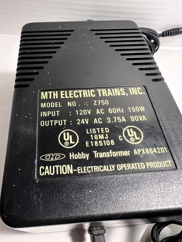 MTH Electric Trains Rail King Z-750 Transformer Power Unit TESTED Works ...