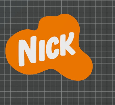 Nick 3D Printed Display Sign Logo Nickelodeon Collectible Retro TV Show ...
