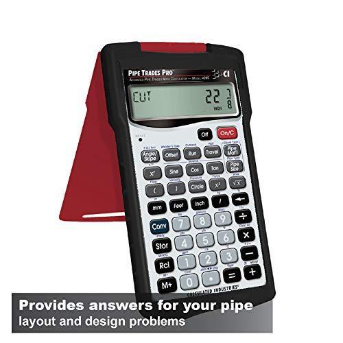 Calculated Industries 4095 Pipe Trades Pro Advanced Pipe Layout and ...