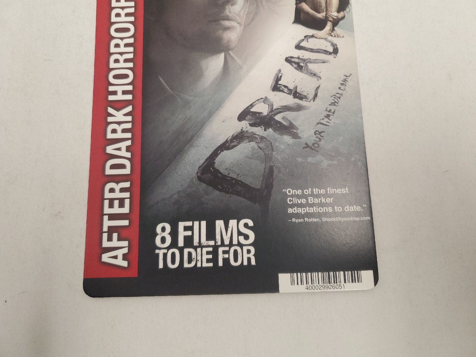 After Dark Horrorest 4 BLOCKBUSTER SHELF DISPLAY DVD BACKER CARD ONLY 5 ...