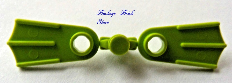 NEW Lego Minifig LIME GREEN SWIM FINS FLIPPERS | eBay