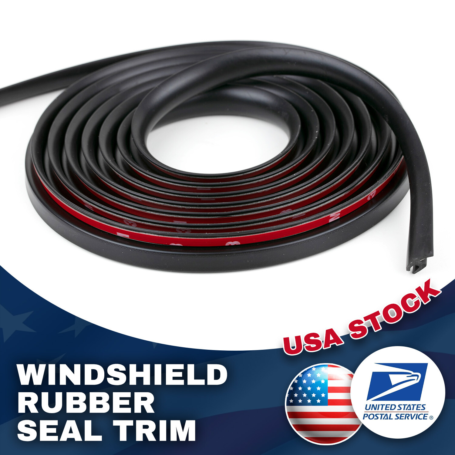 Universal 3M T-Shape Car Front Windshield Wiper Panel Hood Rubber Seal ...
