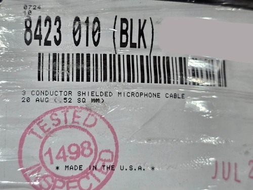 Belden 8423 20/3C ETP Copper Low Impedance Shielded Audio Microphone ...