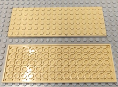 2× LEGO 3027 • 6x16 Plate • Platte • beige • tan | eBay
