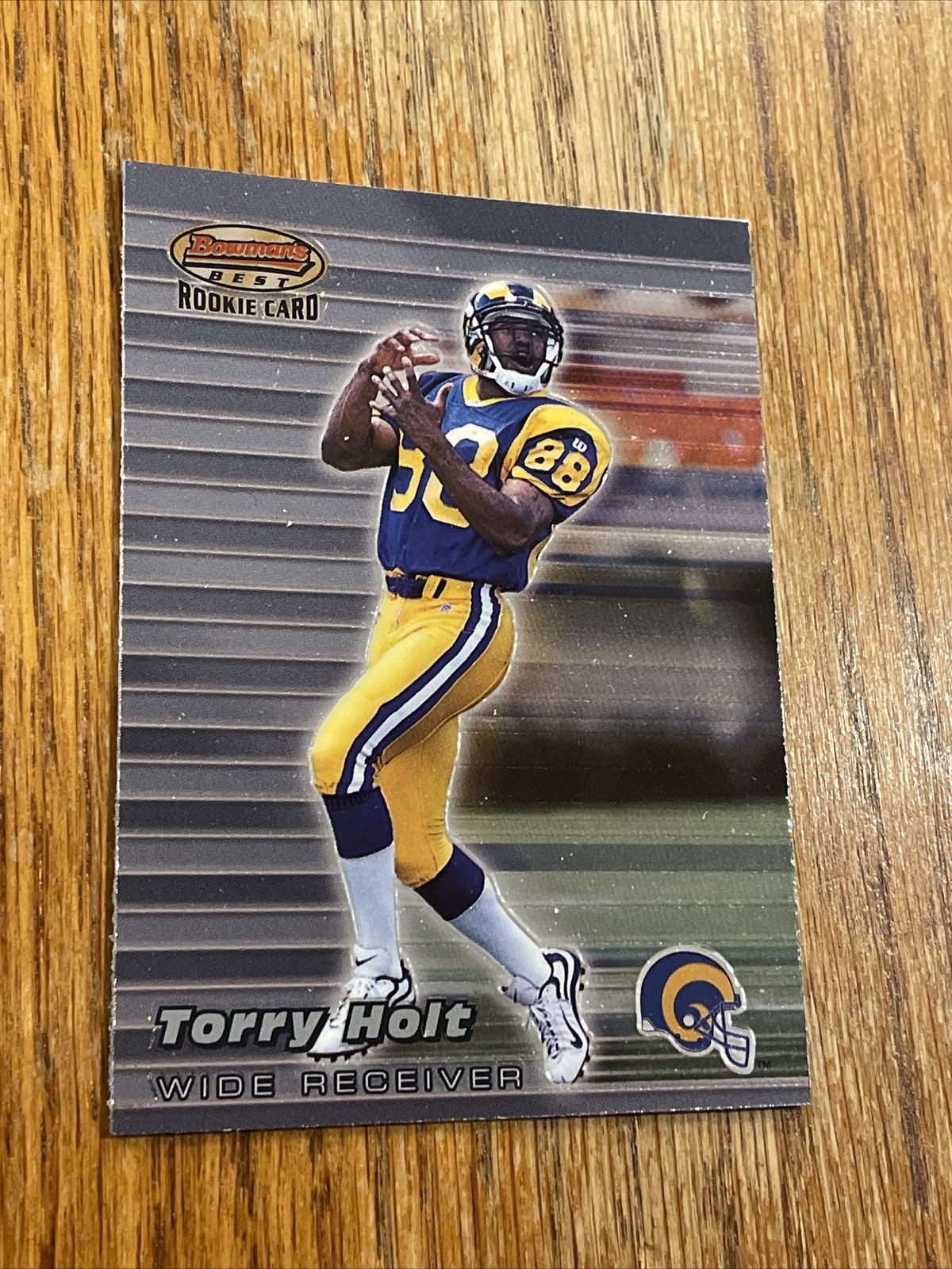 Torry Holt 1999 Bowman's Best Rookie #120 St. Louis Rams RC SHARP MINT ...