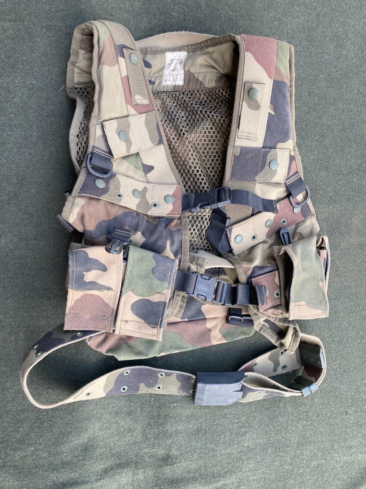 Original French Army Foreign Legion CCE Camouflage Webbing Combat ...