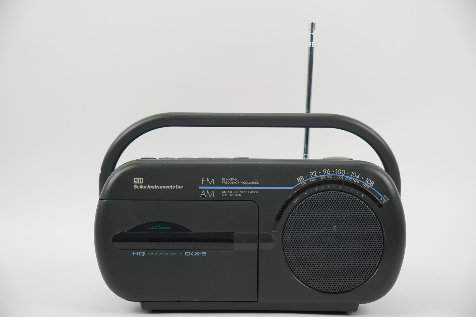 Retro 1980's Seiko Instruments Inc SII CKX-2 AM/FM Radio Cassette ...