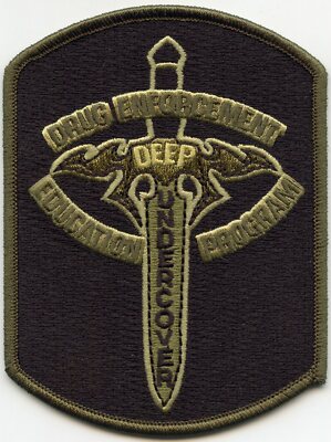 DEA Drug Enforcement NARCOTICS DEEP UNDERCOVER WASHINGTON DC green ...