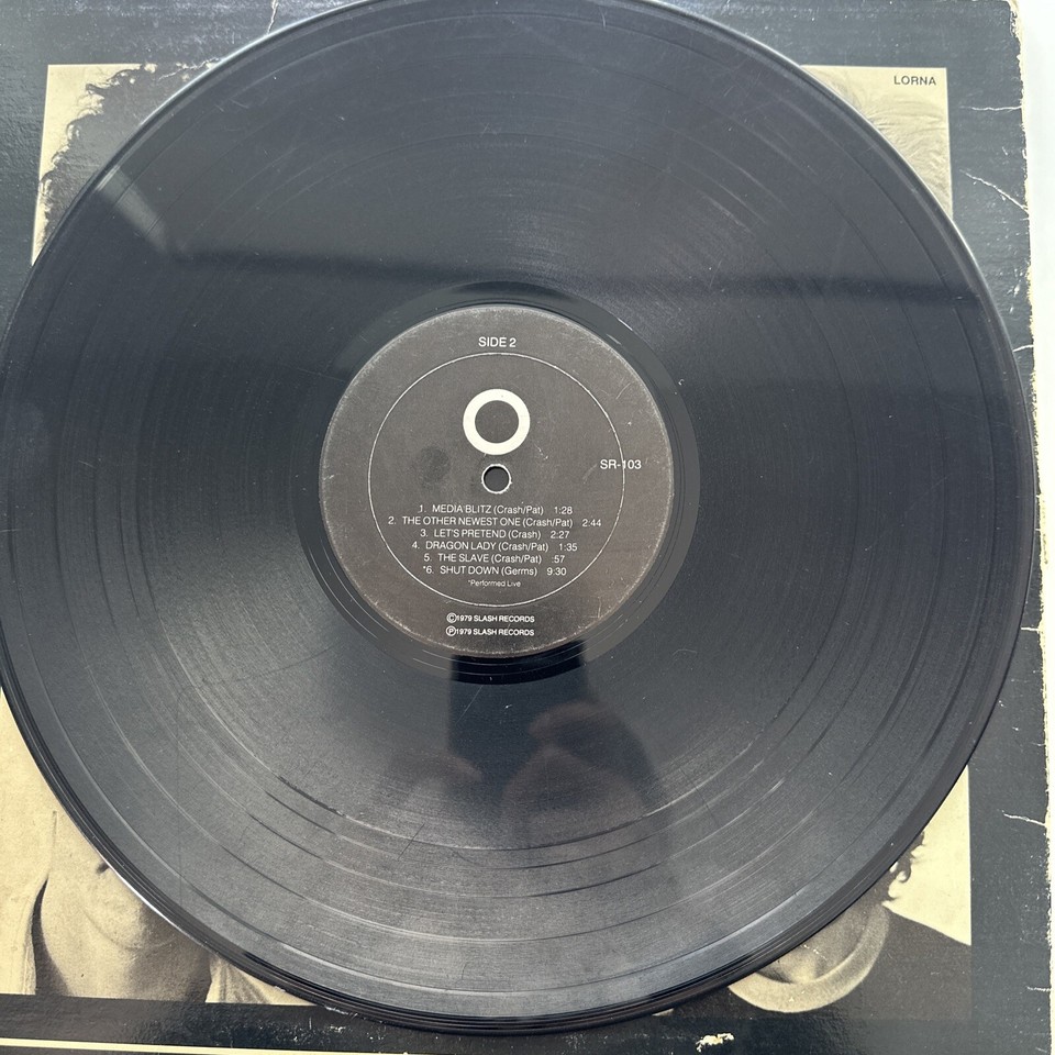 GERMS - (GI) - Slash SR-103, Darby Crash, 1979 Punk Rock Album KBD w ...