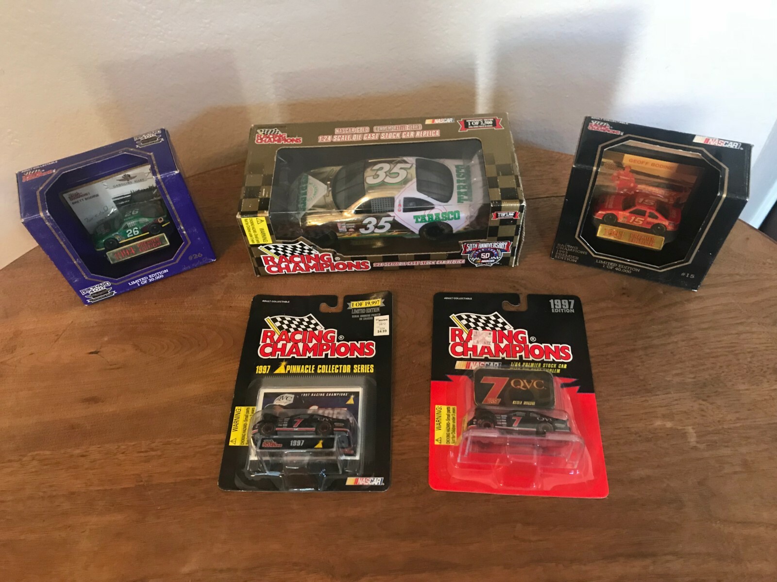 Bodine Brothers 6 Car Die Cast Lot 1:24 & 1:64 Scale Racing Champions ...