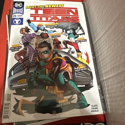 TEEN TITANS #20 A Bernard Chang Adam Glass Crush Lobo Daughter (07/25 ...