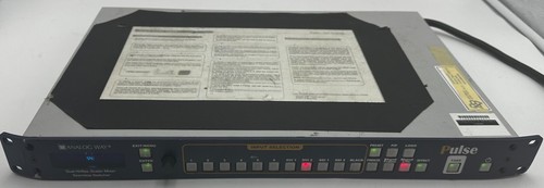 Analog Way PLS300 Dual Scaler / Mixer / Switcher- Preowned | eBay