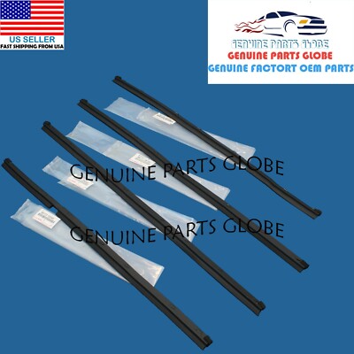 GENUINE TOYOTA 03-09 4RUNNER INNER FRONT REAR DOOR WINDOW BELT ...