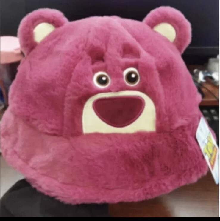 Disney Lotso Plush Hat Winter Warm Hat Kawaii Girl Toy Story | eBay