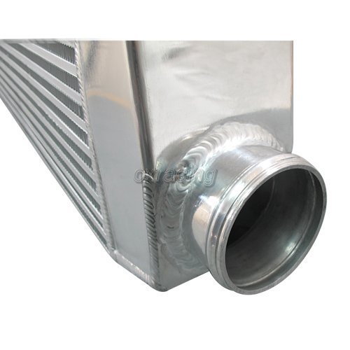 Universal 36x13.5x4 3" Inlet&Outlet Aluminum Intercooler For Supra ...