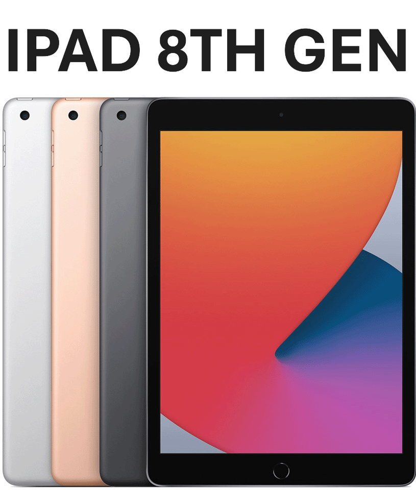 Apple iPad 8th Gen 32GB 128GB (2020) ALL COLOUR Wi-Fi 10.2" EXCELLENT ...