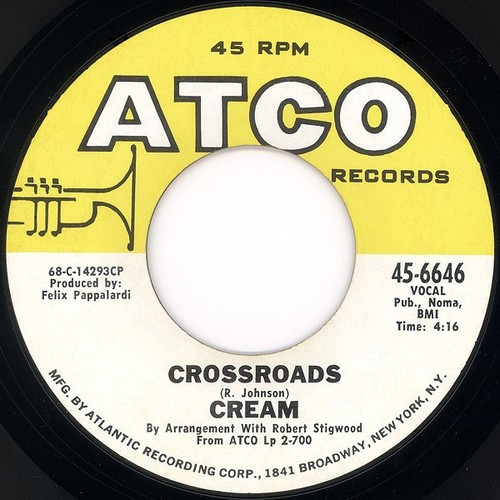 7" CREAM Crossroads 456646 ATCO Records UK | eBay