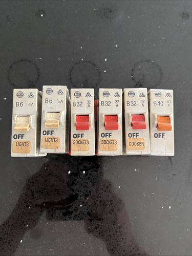 Wylex Plug In MCB SK B6 bs3871 bs60898 | eBay UK