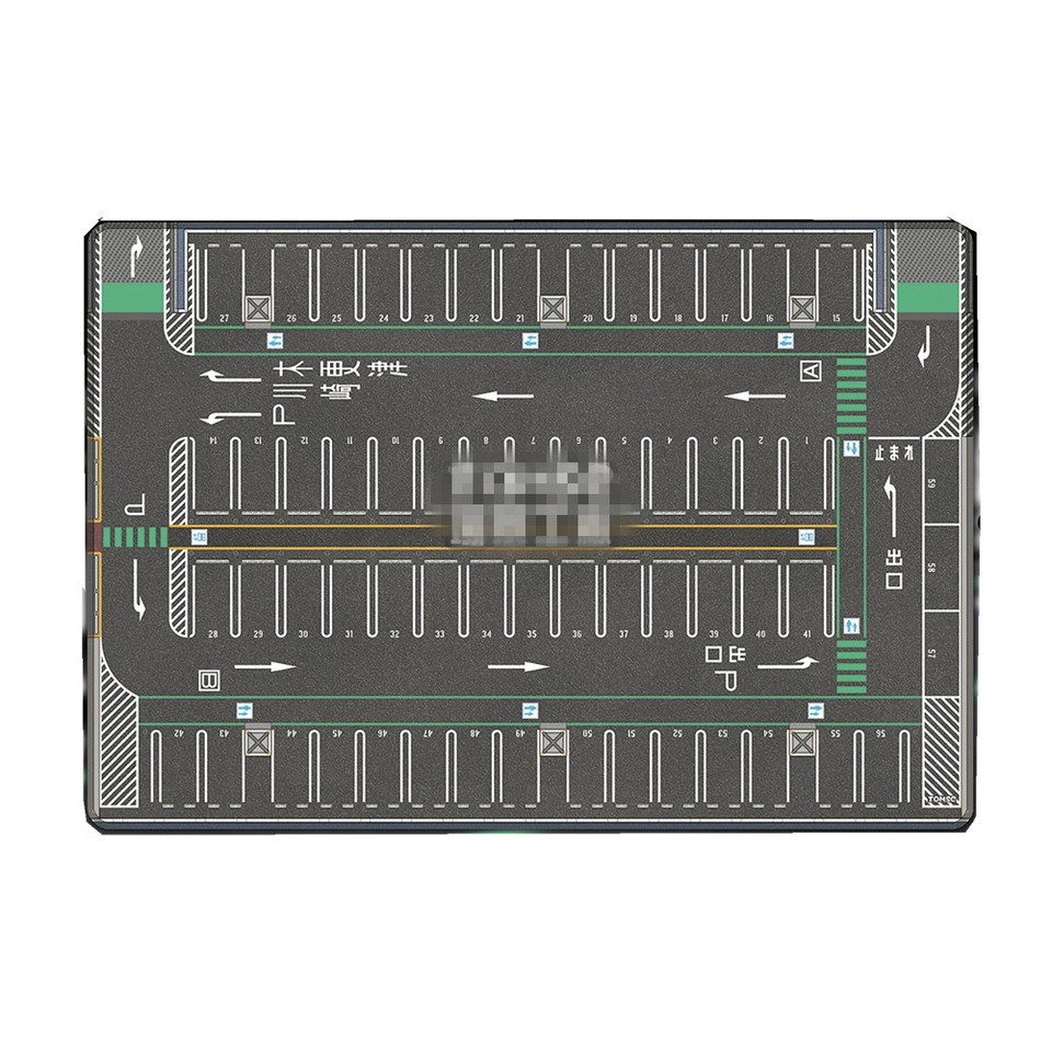 1/64 Parking Lot Mat Model Car Scene Display Large Garage Toy Mouse Pad ...