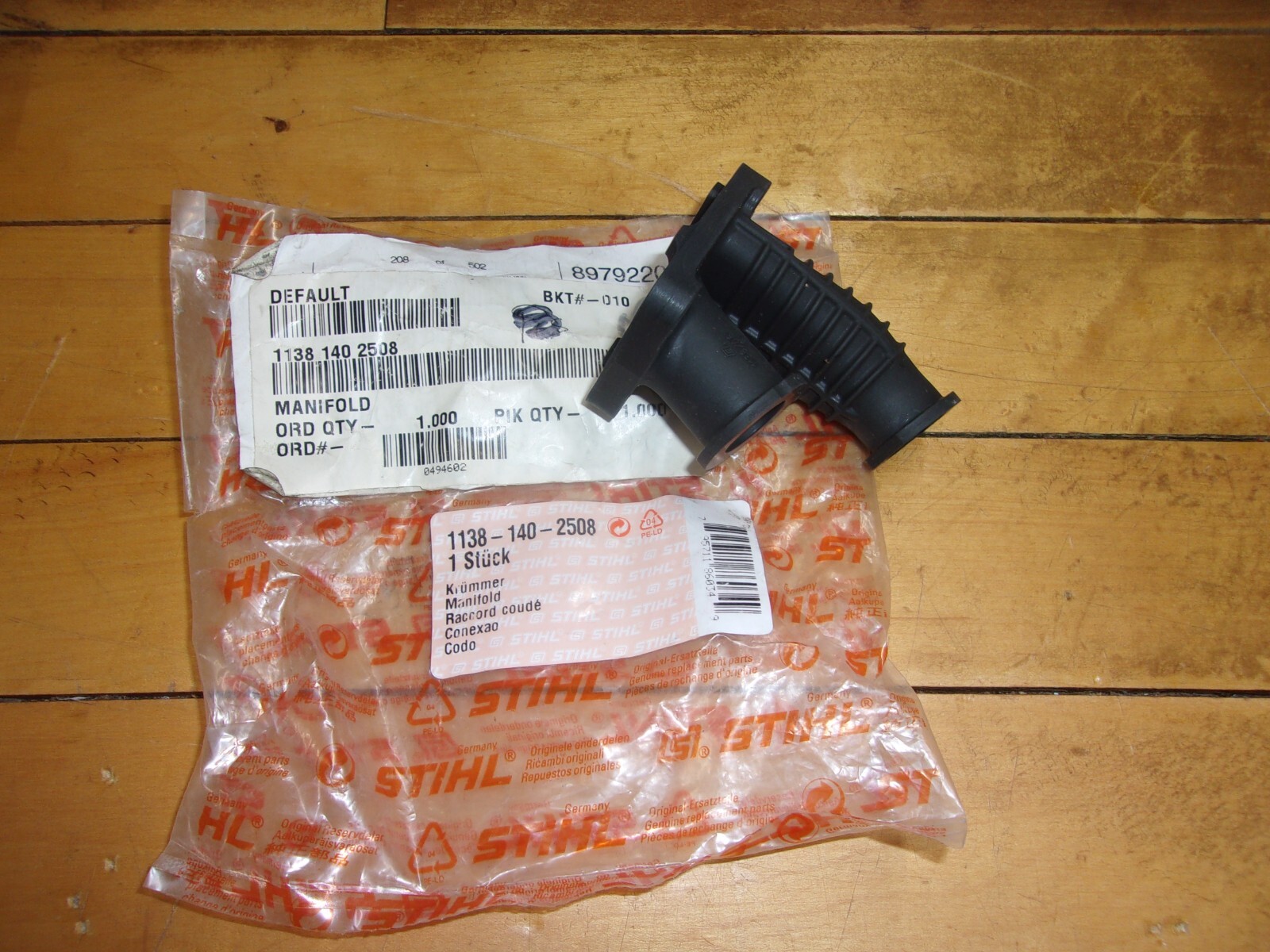 Stihl OEM MS441 Manifold Intake Boot MS 441C 441 C 1138-140-2508 #GM ...