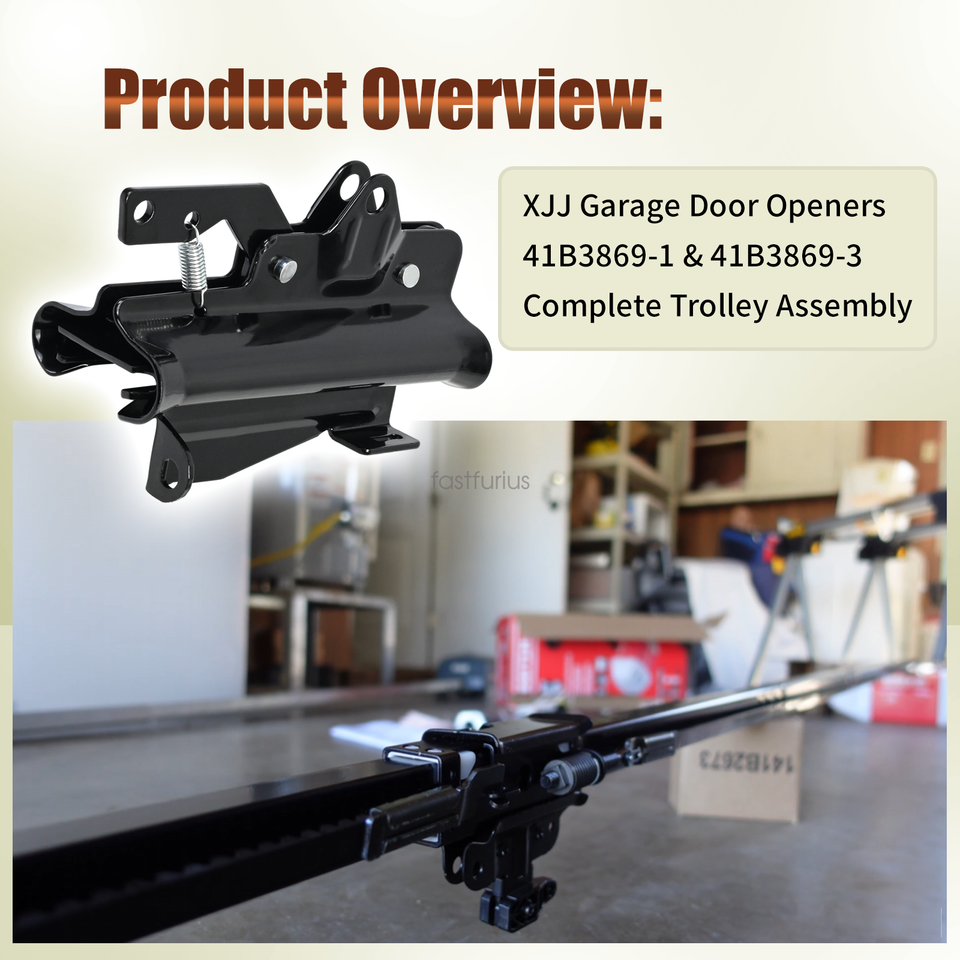 Garage Door Openers 41B3869-1 Complete Trolley Assembly For LiftMaster ...