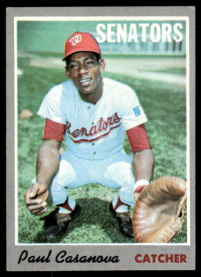 1970 Topps Paul Casanova #84 Washington Senators Baseball Card | eBay