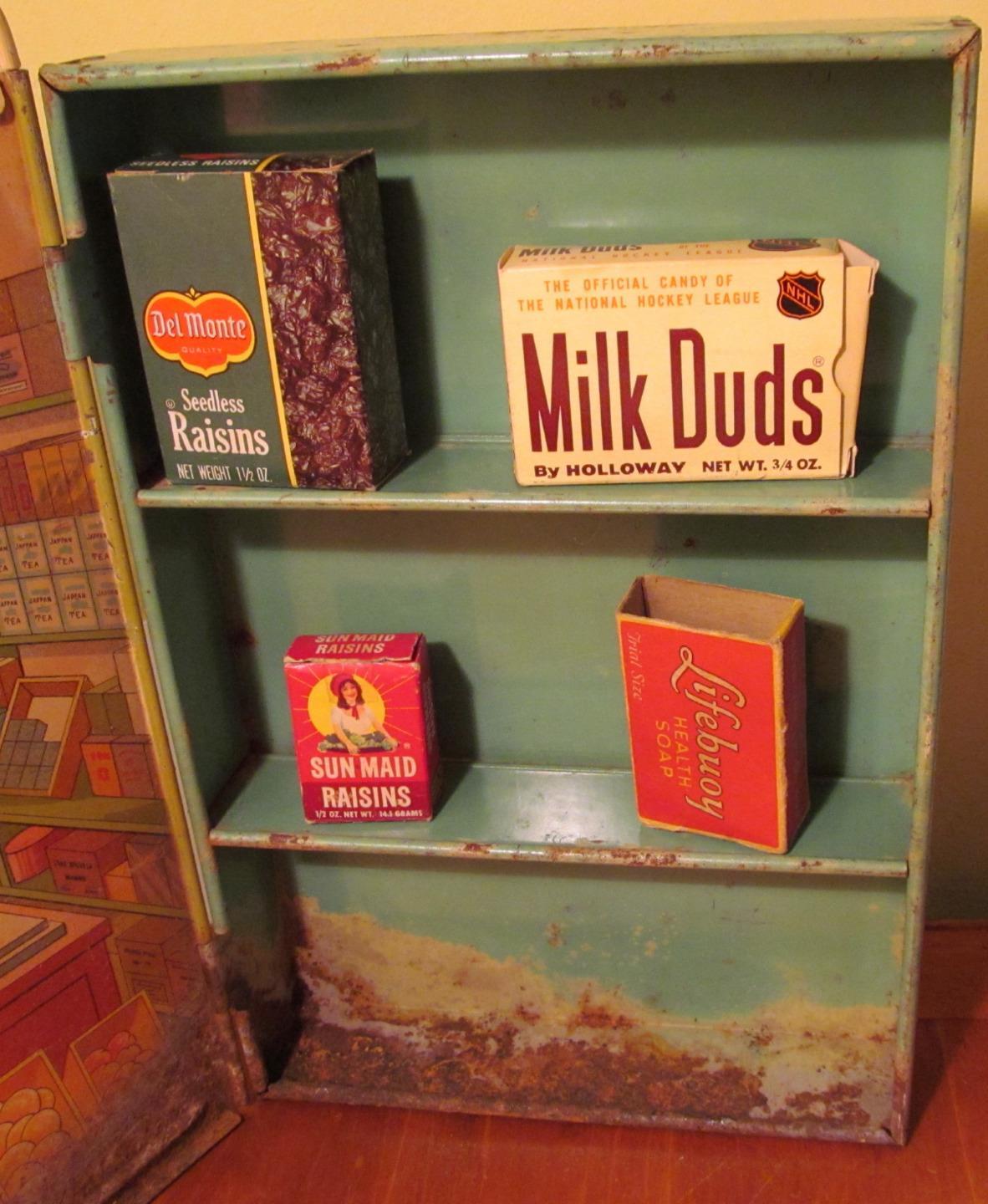 Wolverine The Corner Grocer Tin Foldout 1930s Display, w/ Boxes of Food ...