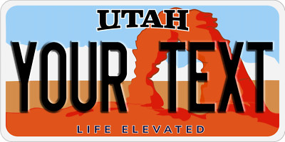 Utah License Plate Personalized Custom Auto,Tag | eBay