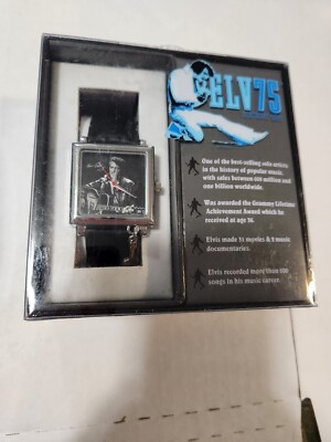 Elvis Presley facsimile autograph ELV75 birthday watch brand new in box ...