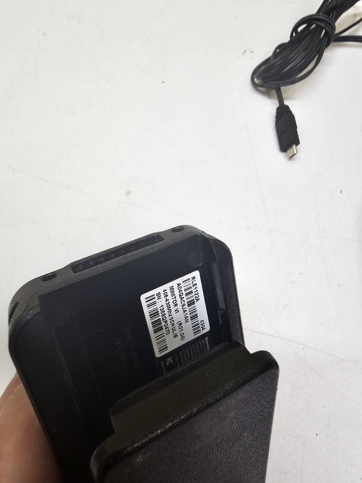 Motorola Minitor VI 406-430 MHz UHF Fire EMS 5 Channel Pager w Charger ...