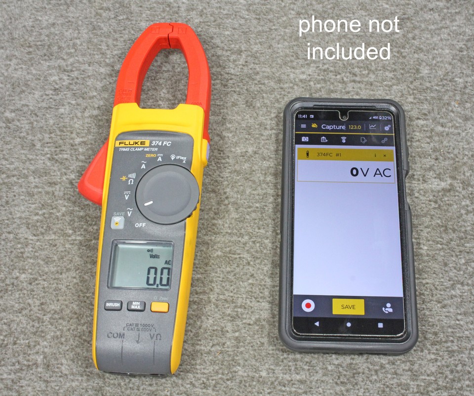 Fluke 374 FC Wireless Clamp Meter | eBay