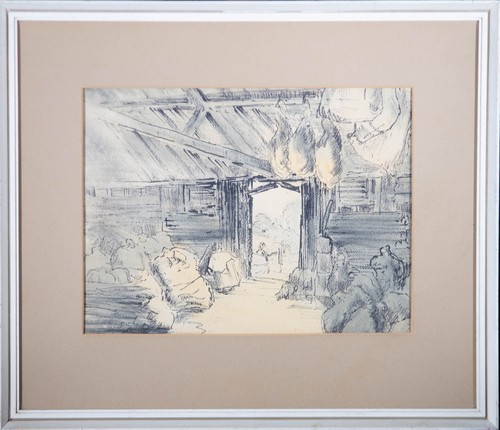 Barbara Doyle (b.1917) - Mid 20th Century Pen and Ink Drawing, Sussex ...