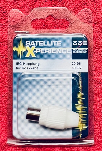 X Perience IEC Coupler for Coax Cable 4021502180607 | eBay