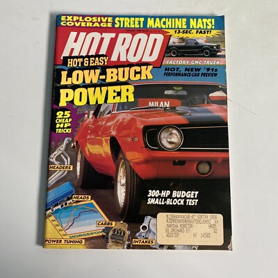 1990 October Hot Rod Magazine The Low Buck Power (MH616) | eBay