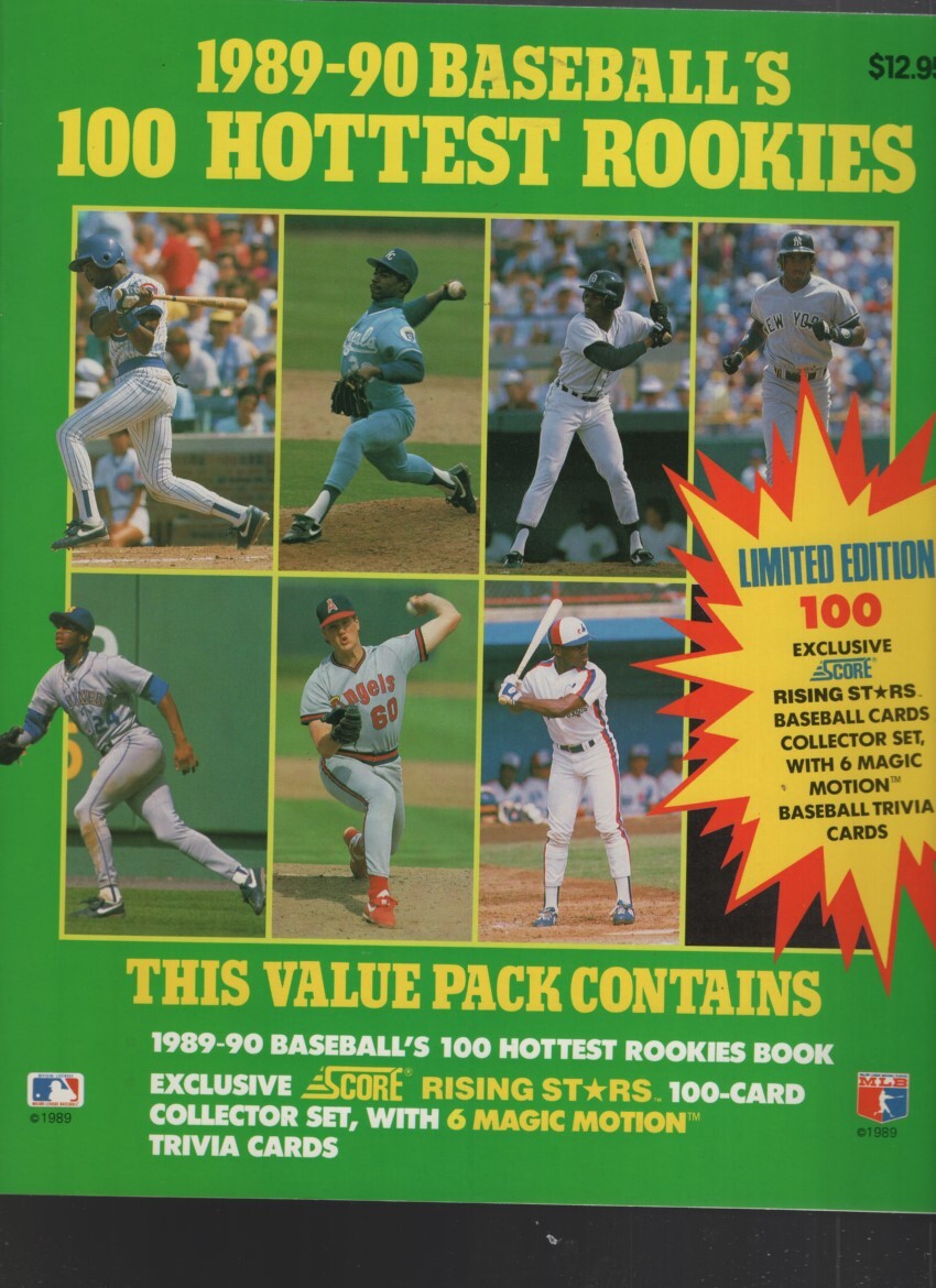 1989-90 Baseball's 100 Hottest Rookies BOOK ONLY 062422EBNON | eBay