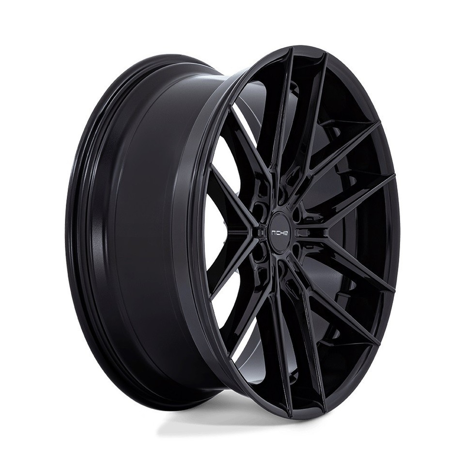 22" Niche 1PC NC280 Prodigy 6 Gloss Black 22x9.5 Wheel 6x5.5 20mm Truck ...