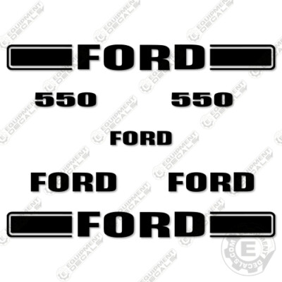 Fits Ford 550 Decal Kit Backhoe Equipment Decals - 7 YEAR 3M VINYL! | eBay