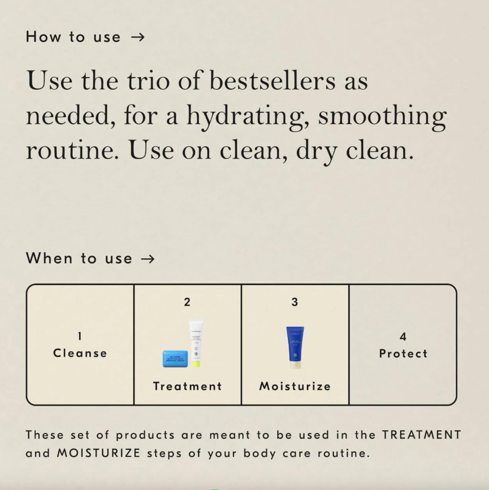 Soft Services The Body Skin Experts Bestsellers Discovery 3-Step Body ...