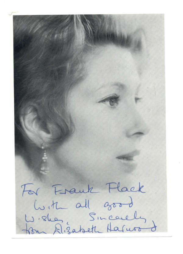 Elizabeth Harwood D.1990 Operatic Soprano Signed 4x6 Photo | eBay