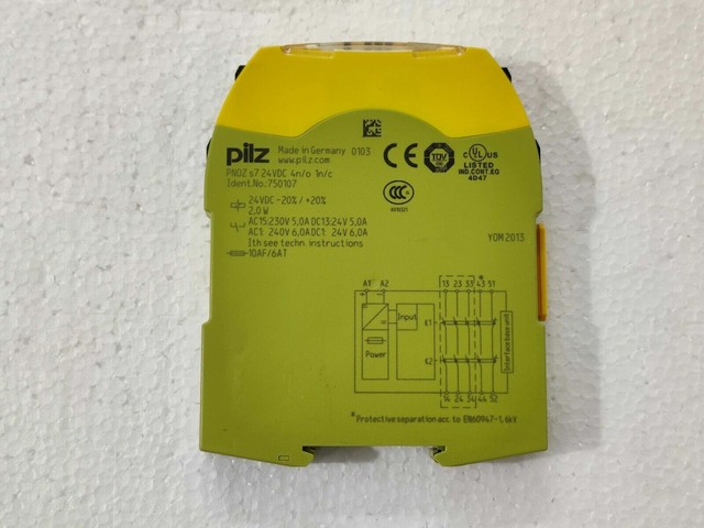 Pilz 750107 PNOZ S7 Contact Expansions PNOZsigma Safety Relay for sale ...