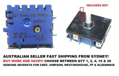 GENUINE MP-101 Stove Hotplate Control Simmerstat Thermostat Switch Chef ...