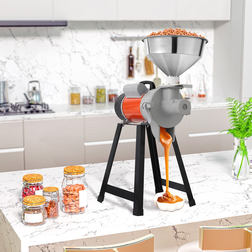 110V 1500W Electric Peanut Butter Machine Grinder Household Nut Maker ...