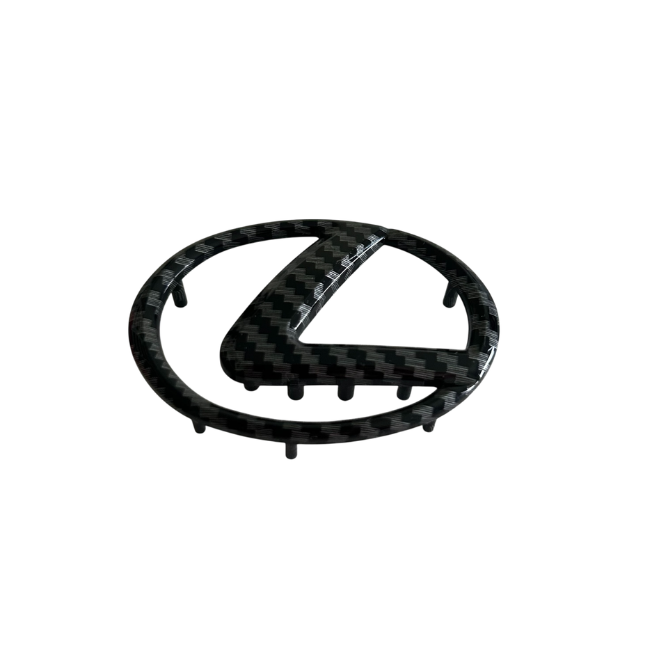 Steering Wheel Carbon Black Emblem 2.5 inch Badge for Lexus IS 250/350 ...