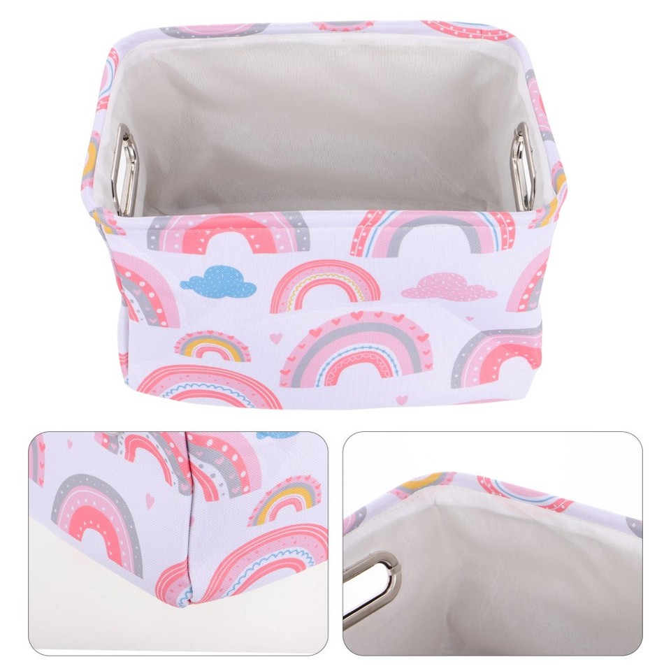 Toy Storage Baskets Kids Storage Basket Rainbow Nursery Basket Kids ...