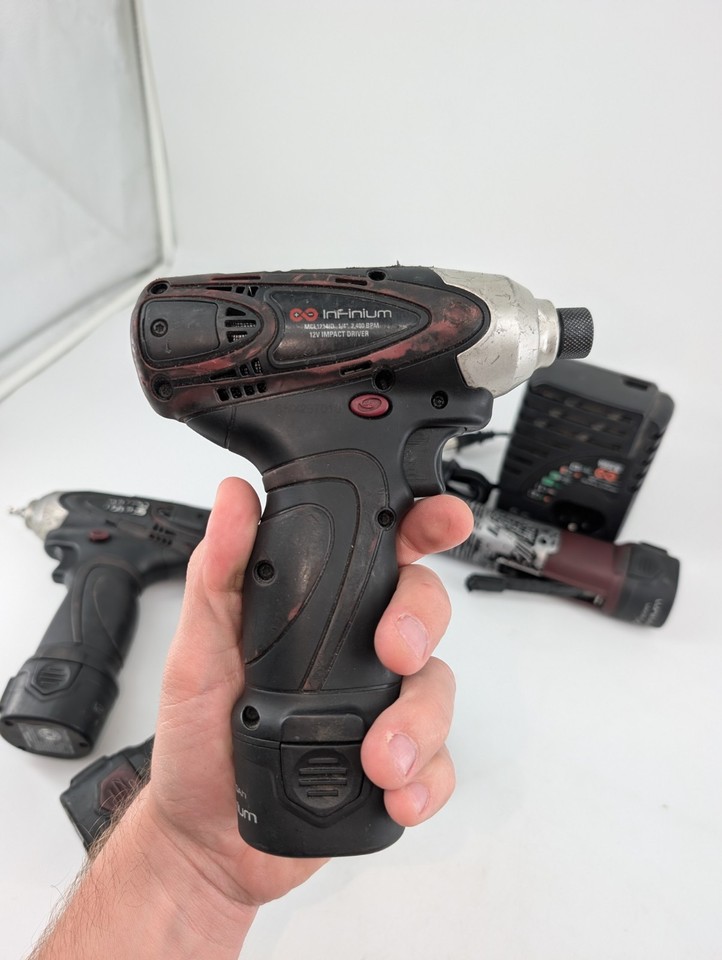 Matco Infinium 12v Power Tools Set , Impact Driver ,Drill , Ratchet 4 ...