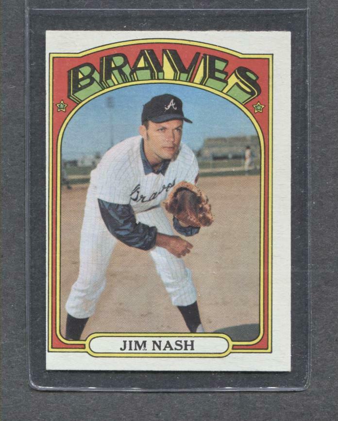 1972 Topps #401 Jim Nash (Braves) Ex-Mt A1 | eBay