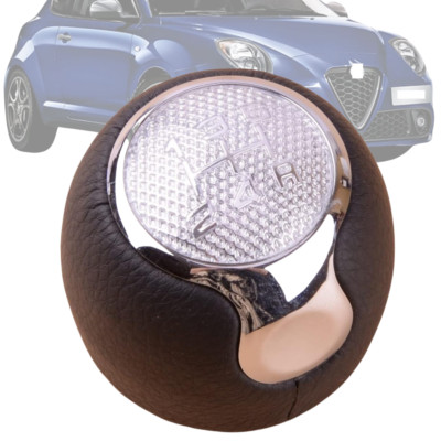 Pomello Cambio Completo Per Alfa Romeo Mito 5 Marce Lente Impugnatura ...